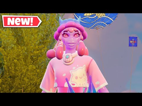 NEW JELLA Skin Gameplay In Fortnite! (Party Jelly Bundle)