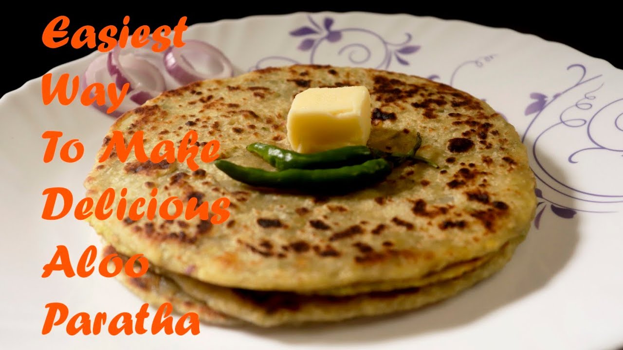 Aloo Paratha Recipe││Alu Porota Recipe││Aloo Ka Paratha││Easiest And ...