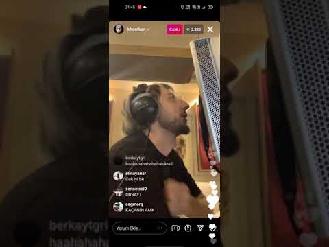 Khontkar canlı yayın yeni parça (çok anlamlı sözler)