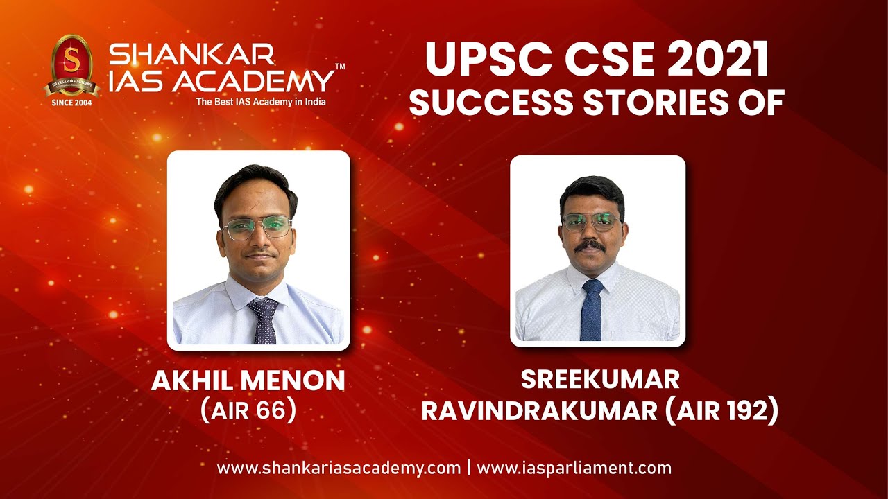 Success Story & Preparation Strategy of AKHIL MENON - AIR 66 ...