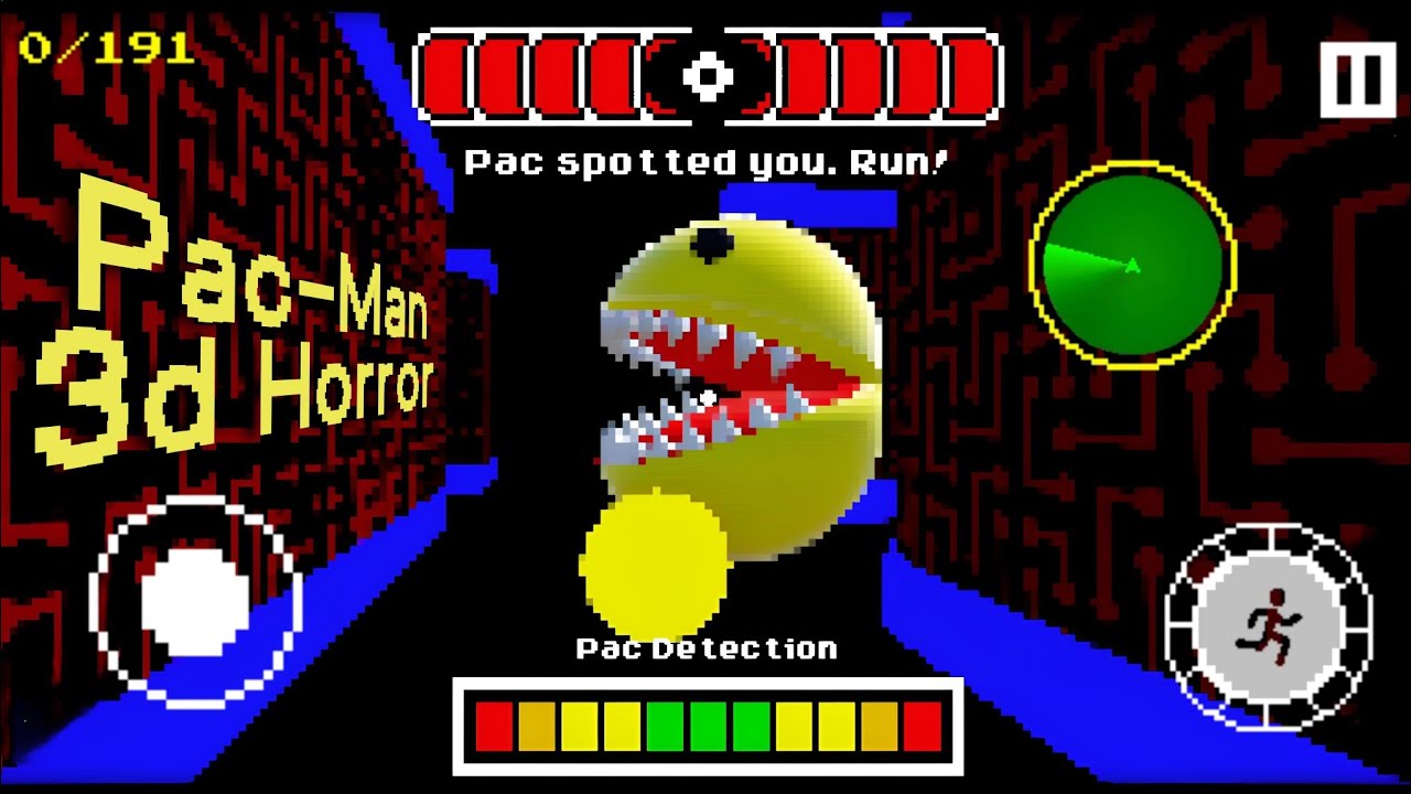 PACDATOR - Pac Man Horror 3D Game Full Gameplay (Android) - YouTube