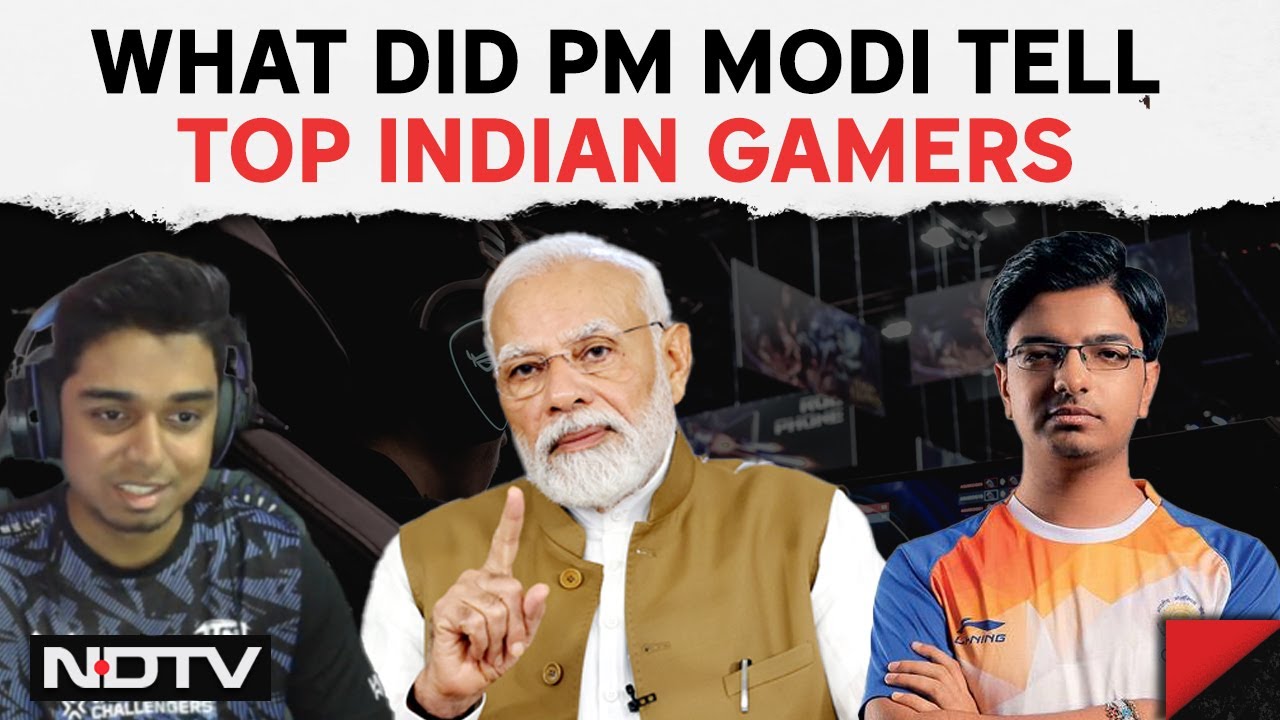 PM Modi Meets Indian Gamers | Game, Set And Match: What Did PM Modi ...