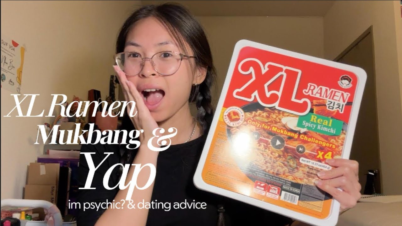 xl ramen mukbang challenge + yapping sesh - YouTube