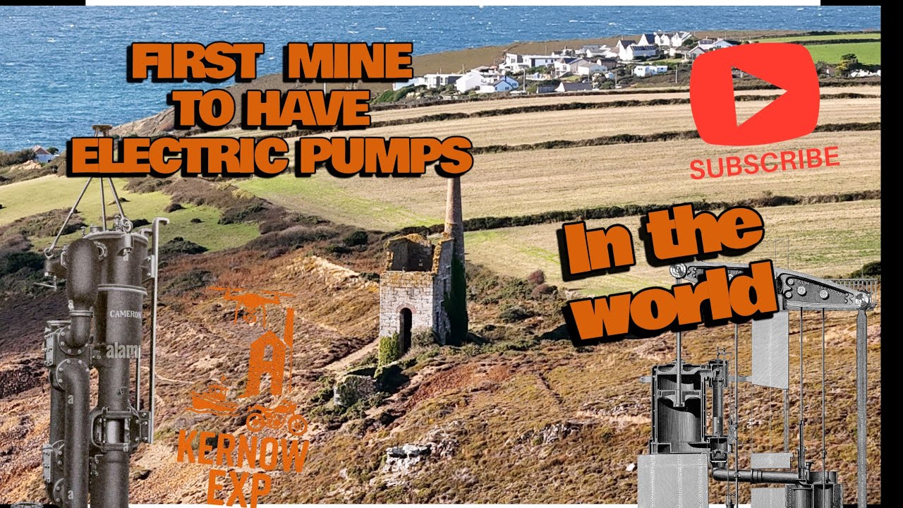 The FIRST MINE TO Have ELECTRIC pumps #cornwall #worldheritagesite. # ...
