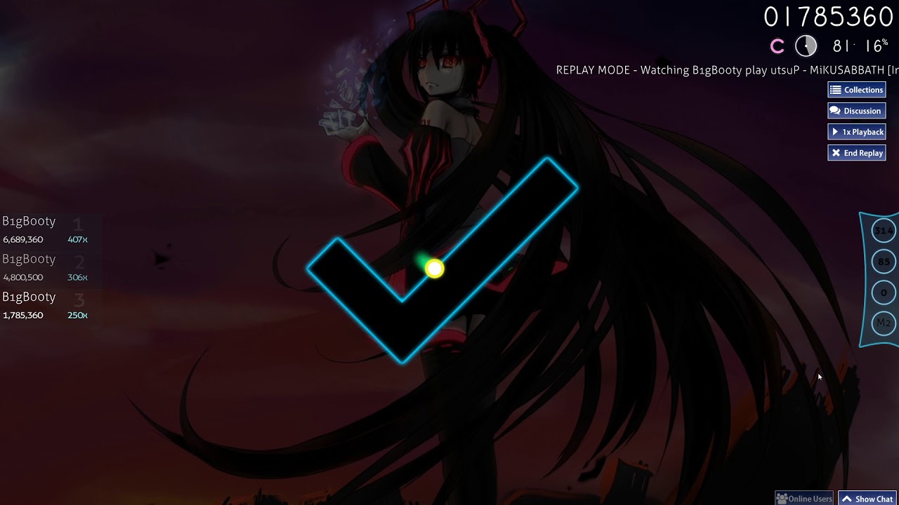 Osu Practice - Mikusabbath [Insane] - YouTube
