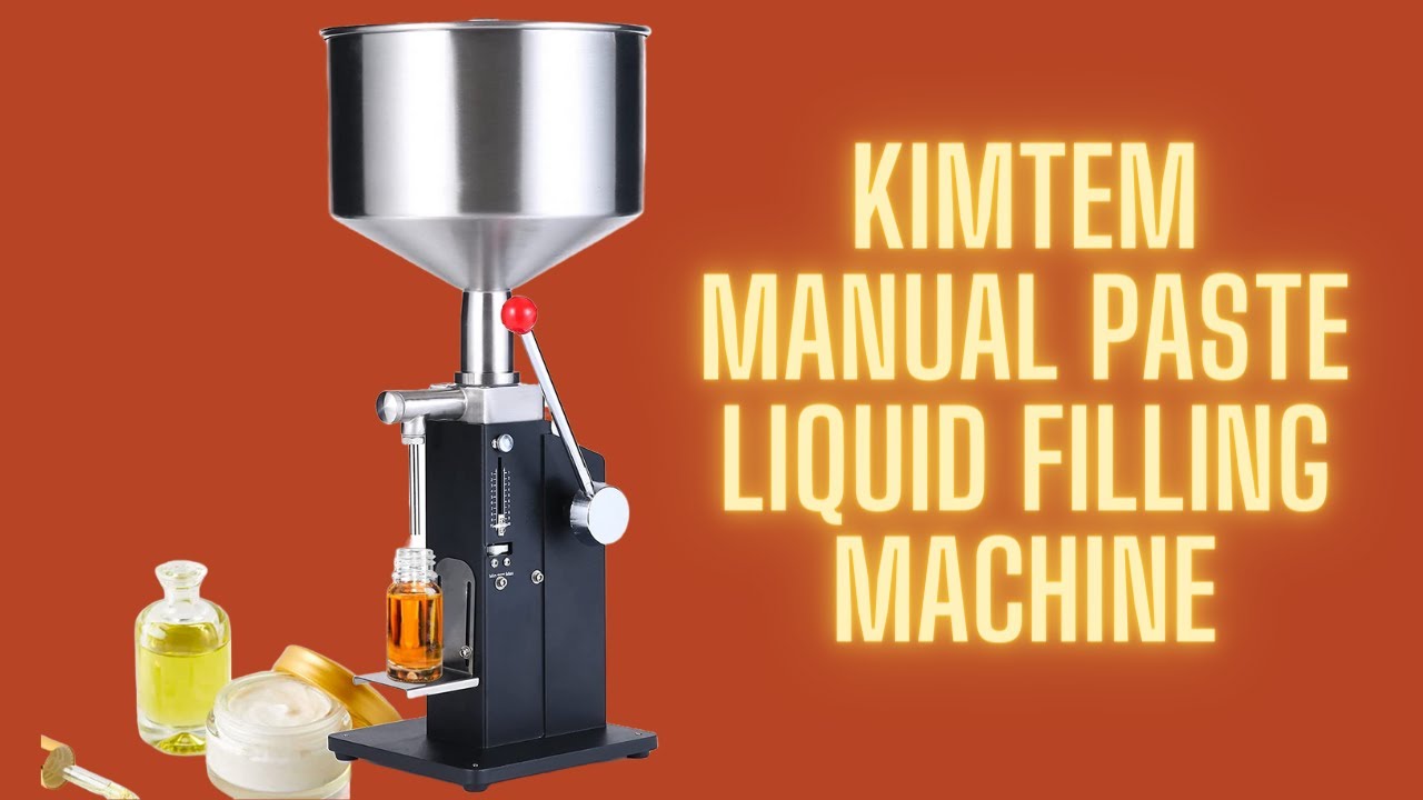 KIMTEM Manual Paste Liquid Filling Machine 5-50ml Bottle Filler ...