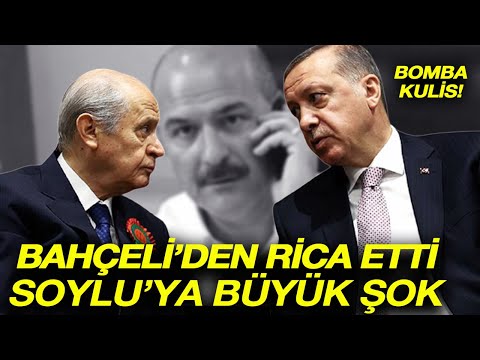 Ankara'yı çalkalayan kulis bilgisi! Erdoğan, Bahçeli'den Süleyman Soylu ile ilgili ne istedi?