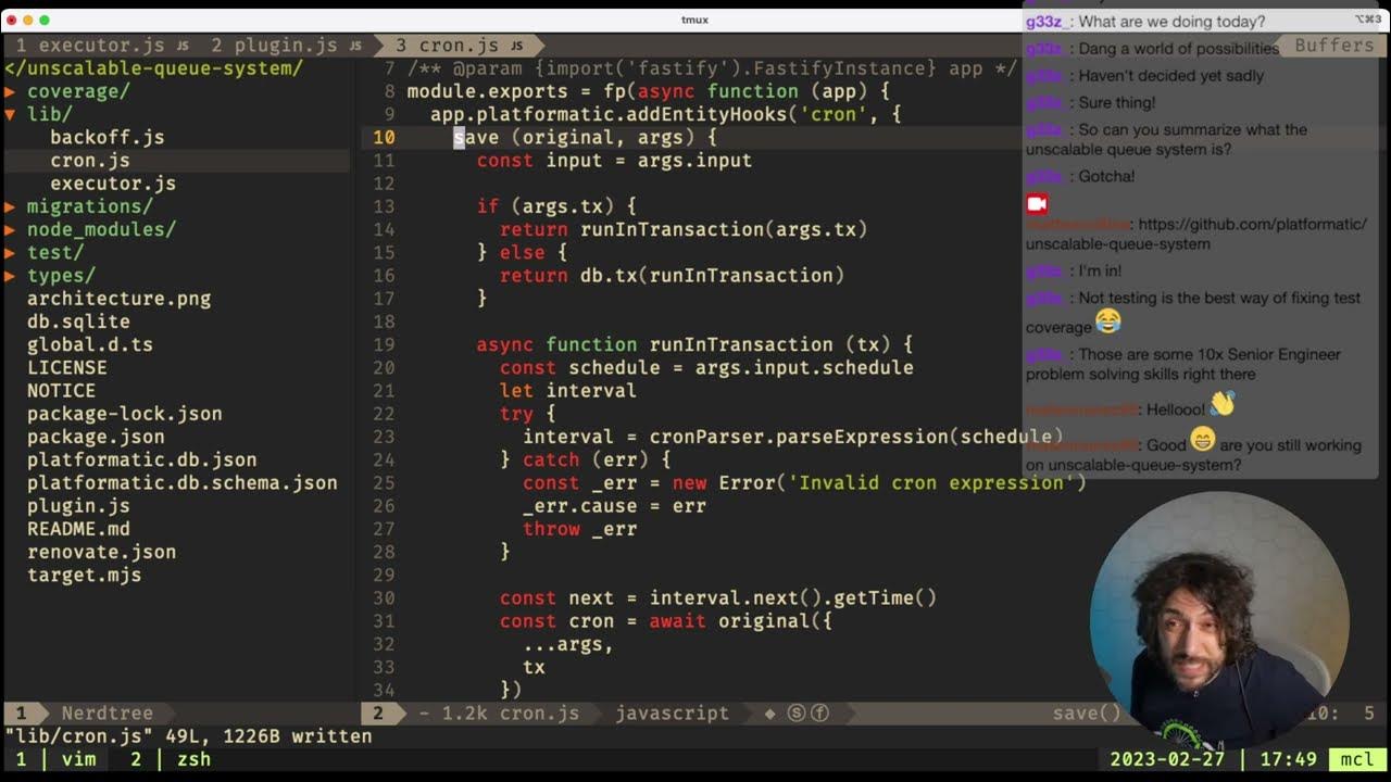 LiveStream 2023-02-27 - Part 12 - add transactions, use PostgreSQL advisory locks to elect a ...