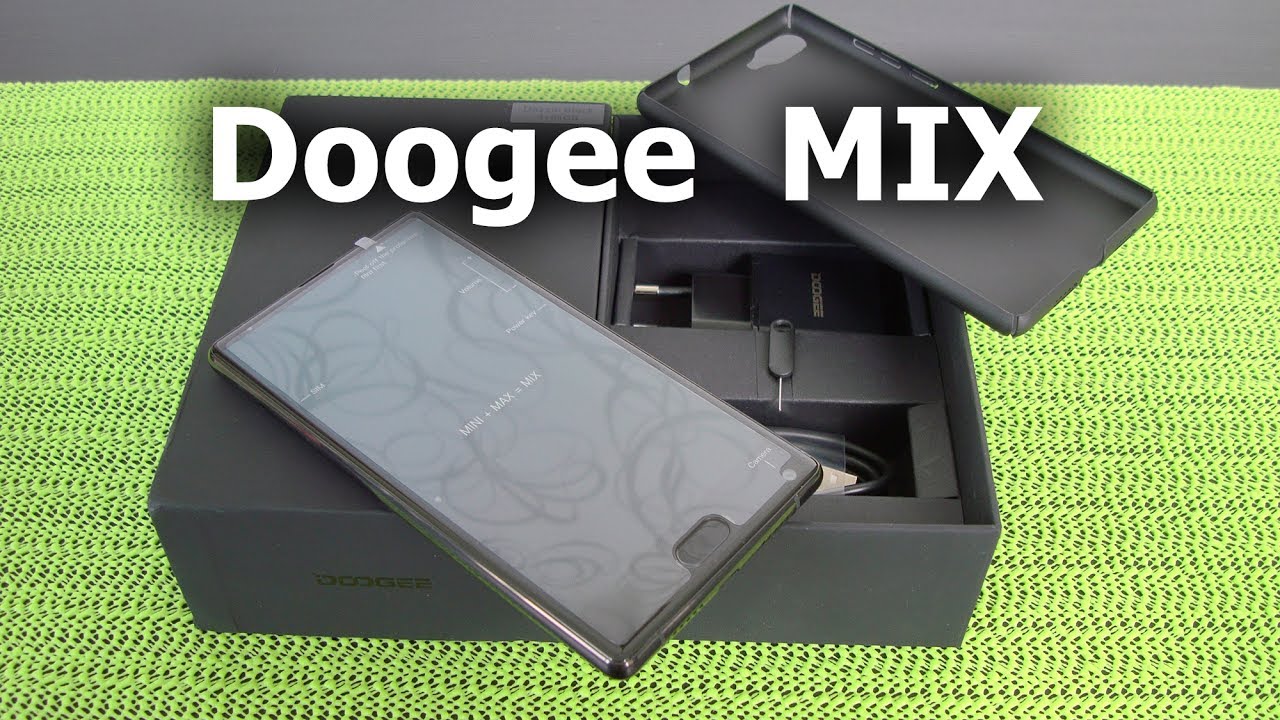 Doogee MIX. Распаковка. Первые впечатления. - YouTube