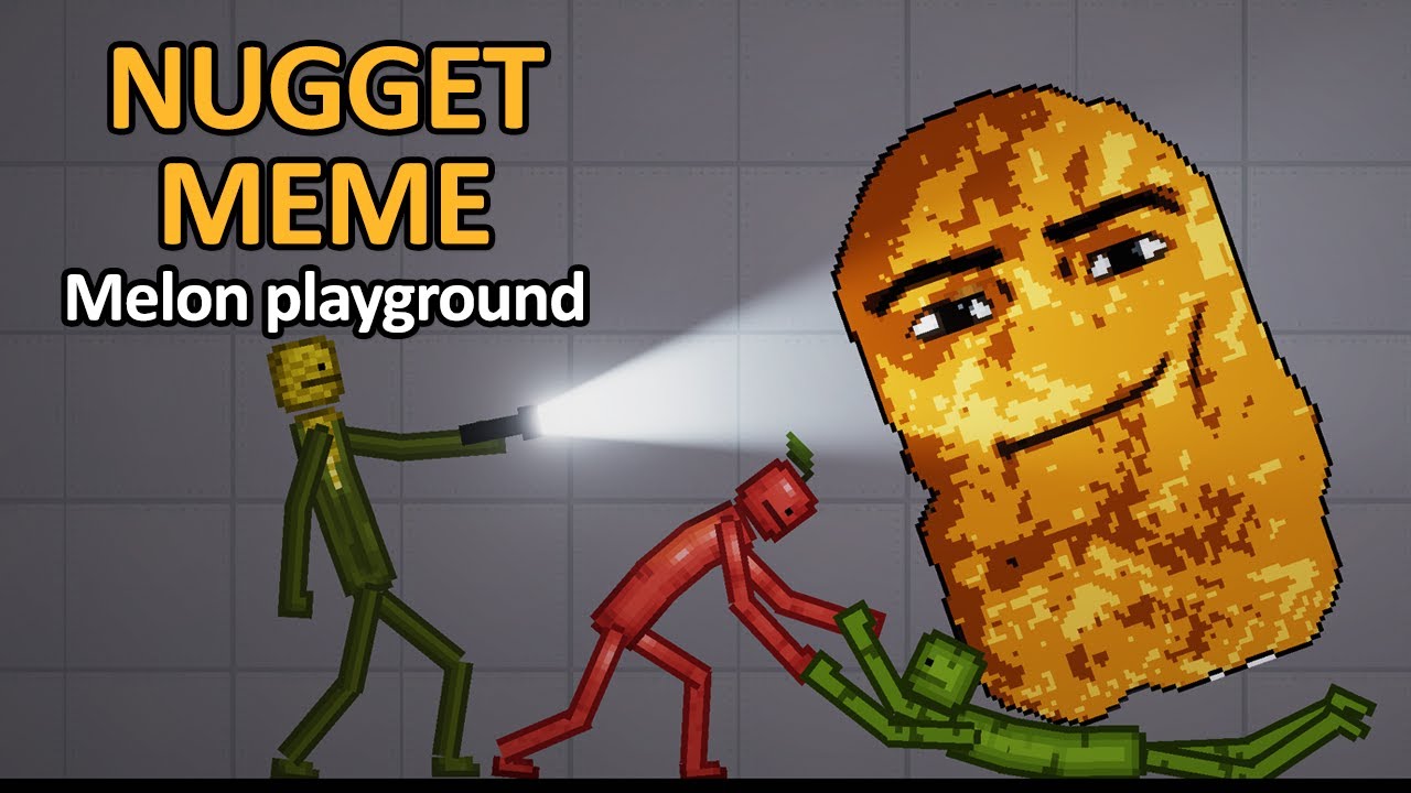 Short Film: Save Melon Human From NUGGET MEME - People Playground - YouTube