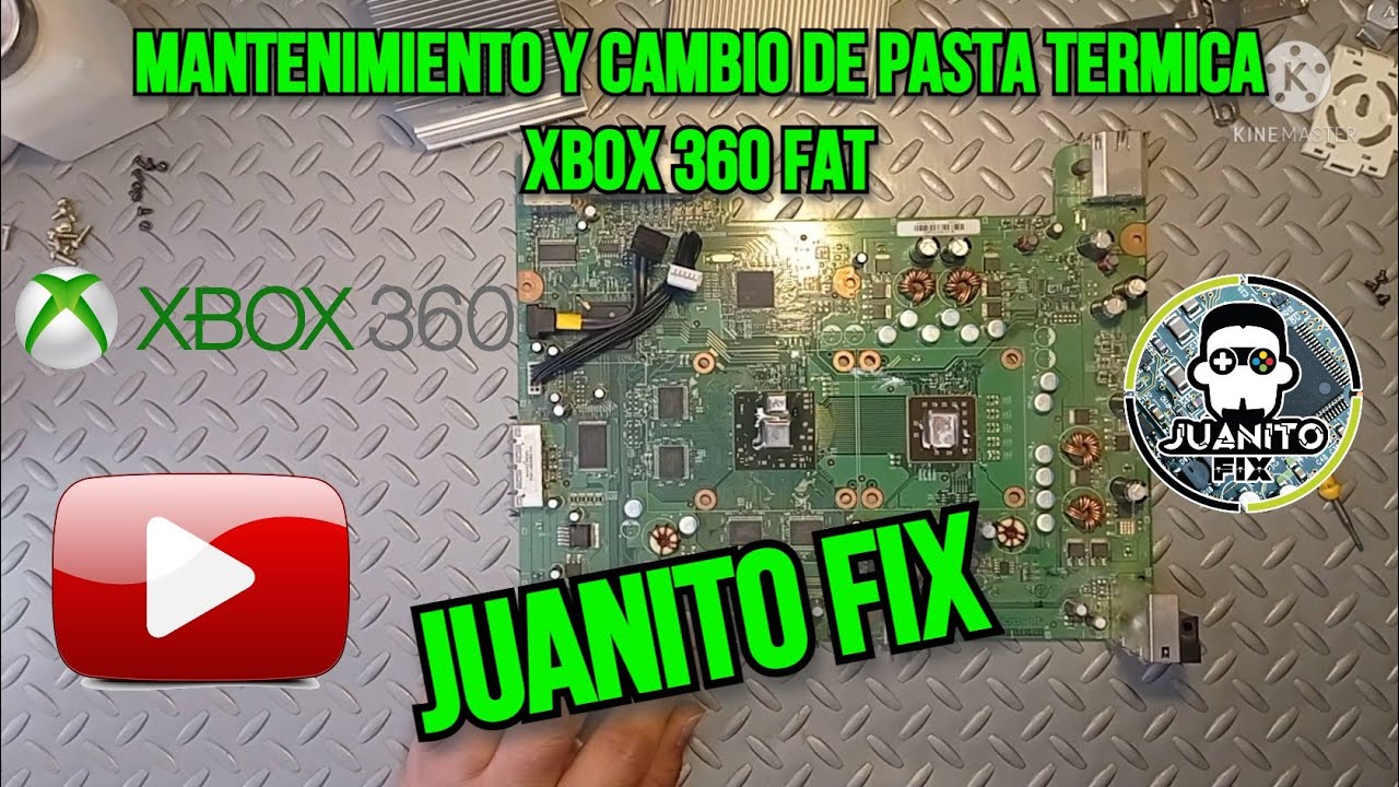 Mantenimiento y cambio de pasta térmica a xbox 360 FAT / Xbox 360 Fat ...