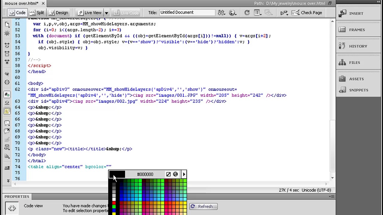 14.2 การใช้ code hints ช่วยแทรกโค้ด - YouTube