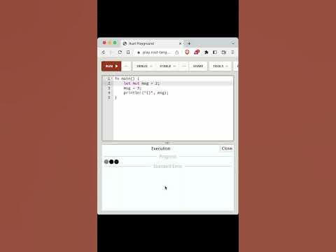 Rust in 60 seconds: Variables are Immutable (Video 2) - YouTube
