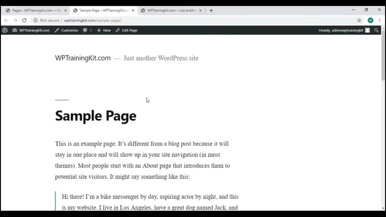 How to Add New Pages and Edit Existing Pages in WordPress: Step-by-Step Guide - YouTube