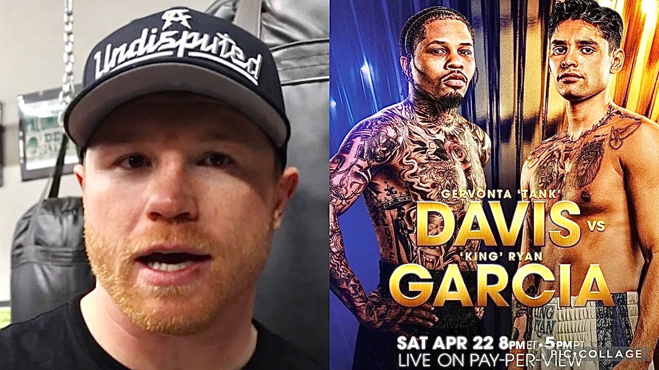 CANELO ON GERVONTA DAVIS VS BEATS RYAN GARCIA "TANK WINS! HE HAS MORE ...