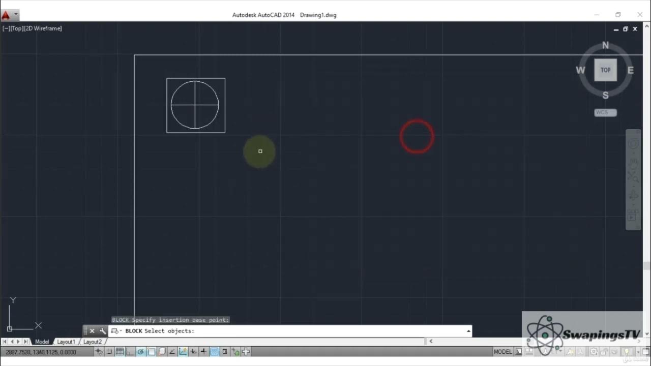 AutoCAD Basics - Beginners Easy Command Tutorial - BLOCK command | # ...
