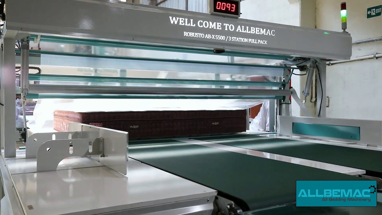 Full Automatic Mattress Production Line | Allbemac Mattress Machinery ...