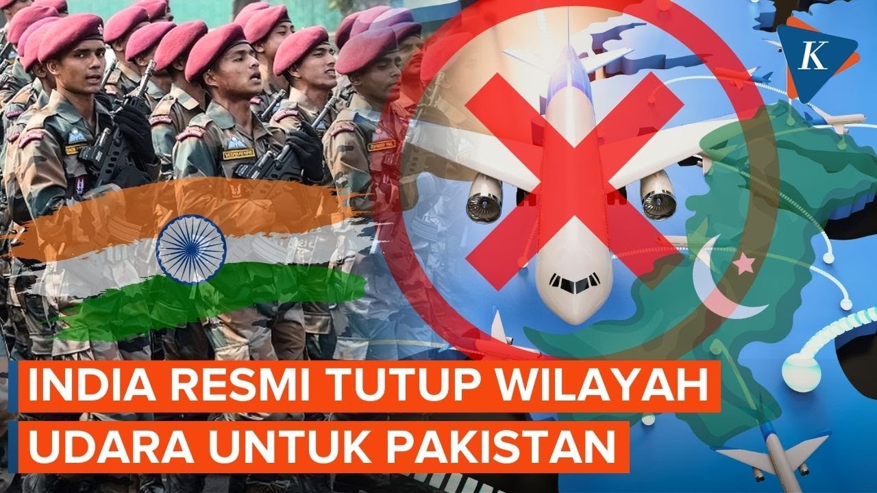 Di Ambang Perang, India Tutup Wilayah Udara untuk Pakistan - YouTube