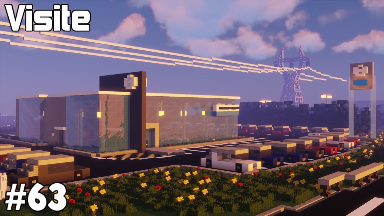 Minecraft | Garage Automobile Mazda (Concessionnaire) !!! - YouTube