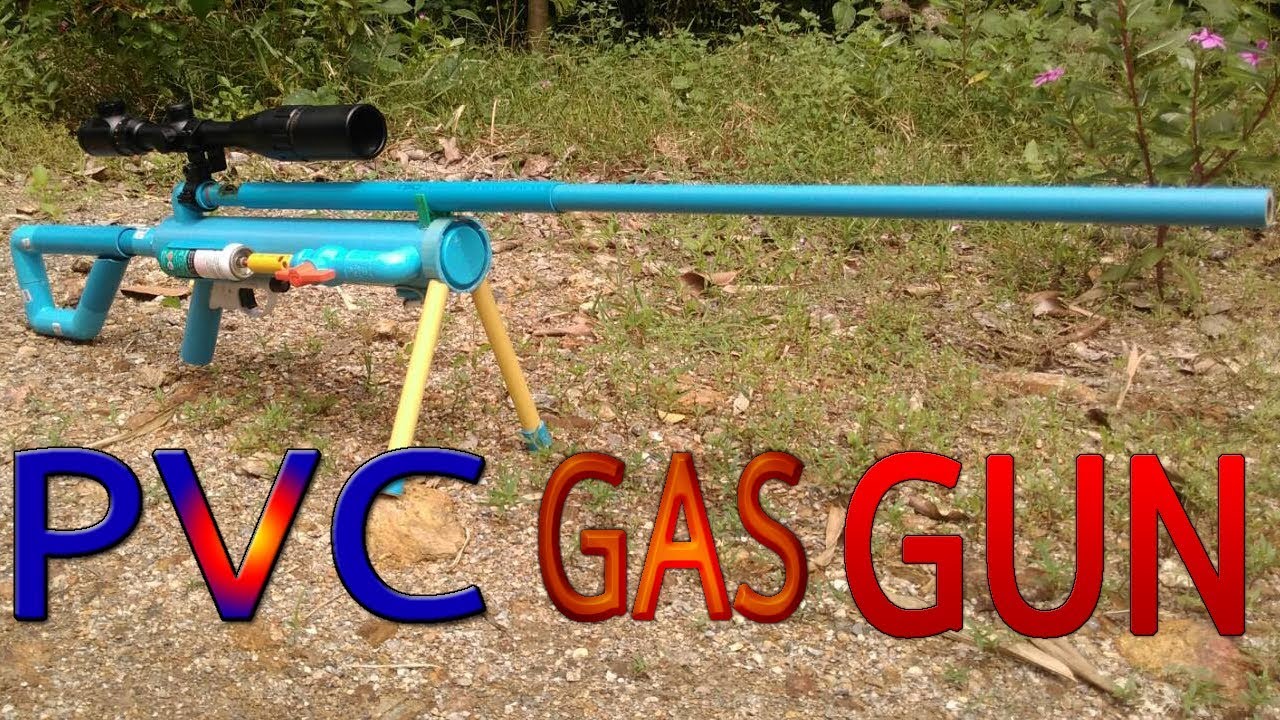 EASY DIY : PVC GAS GUN (ปืนแอลกอฮอล์ เชื้อเพลิงแก๊ส) - YouTube