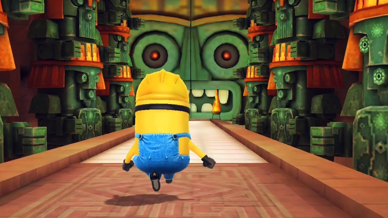 Minion Rush: Running game Gameplay - Worker Minion in El Macho's Lair ...