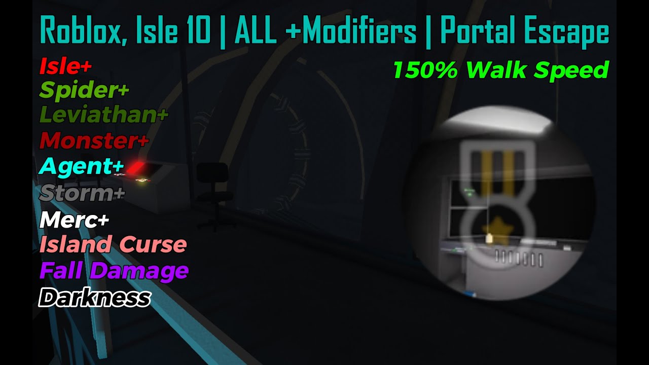 Roblox Isle 10 Portal ending SOLO with EVERY negative Modifier+ - YouTube