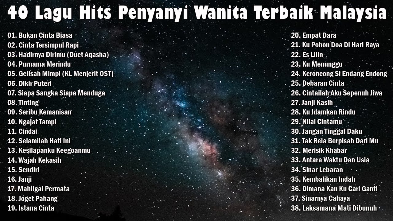 Koleksi Hits Penyanyi Wanita 90an Popular | Lagu Jiwang Penyanyi Wanita ...