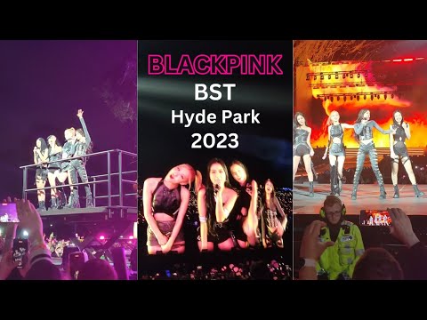 BLACKPINK live at BST HYDE PARK London - full concert *GOLD CIRCLE ...