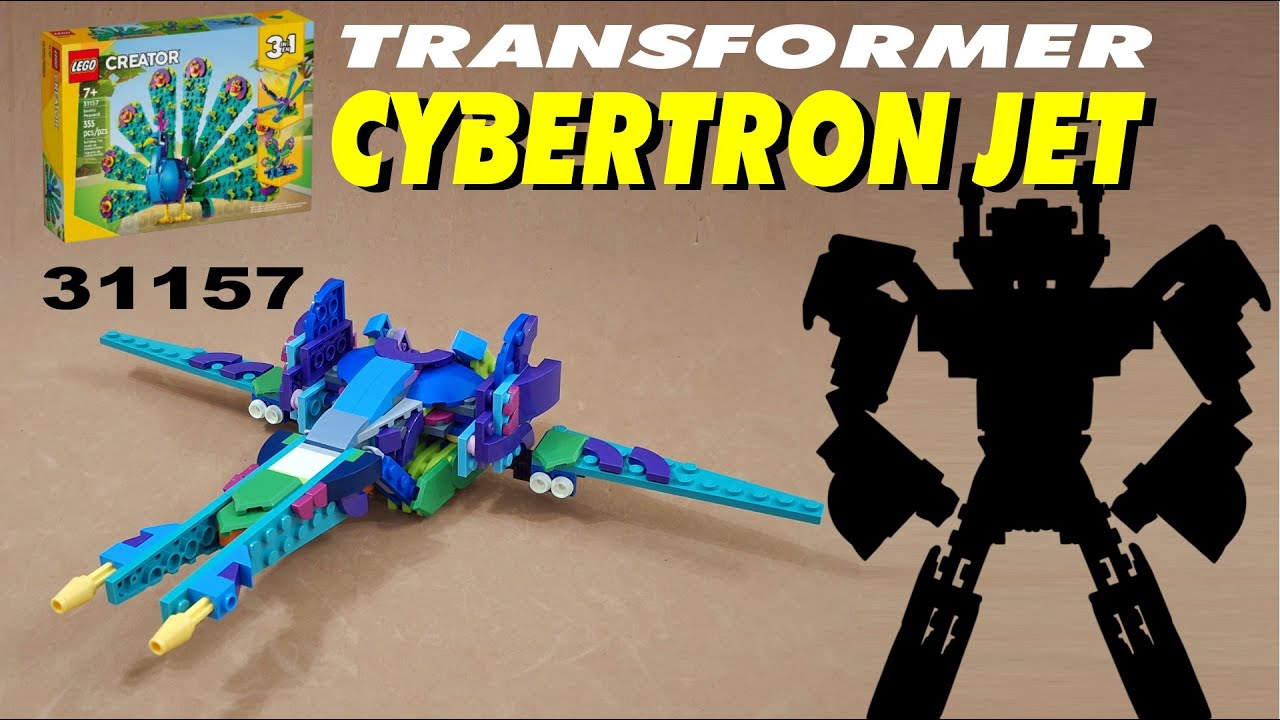 Tutorial: Transformer Cybertronian Jet /Brainstorm built using one lego ...