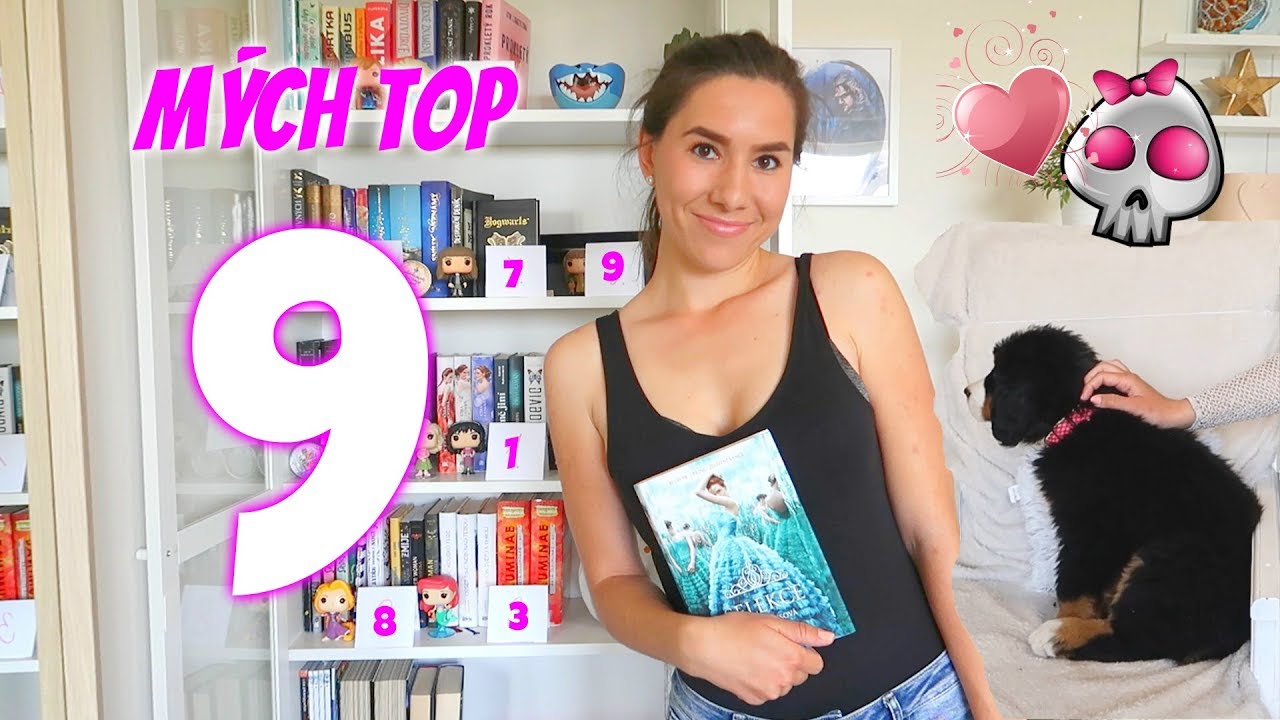 Mých 9 nejoblíbenějších knížek! DOMI Novak - YouTube