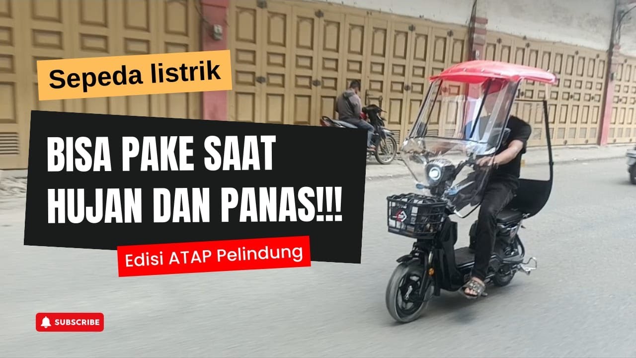 Ada Juga ni Atap untuk Sepeda Listrik Roda 2 - Allego - YouTube