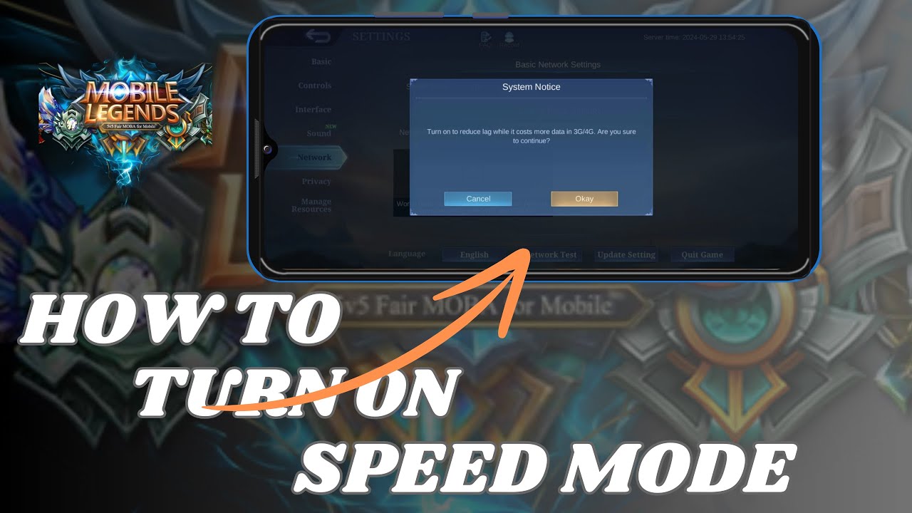 How To Use Advanced Control Mode Mobile Legends - YouTube