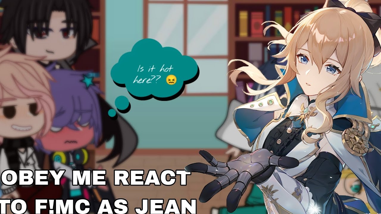 Obey Me React To F!MC As Jean||Obey Me Shall We Date||Genshin Impact ...