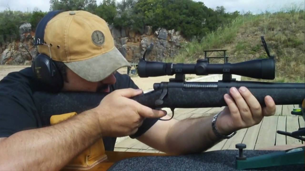 Remington 700 "Sendero" .300 Win Mag - 3 impact groups at 55 and 110 ...