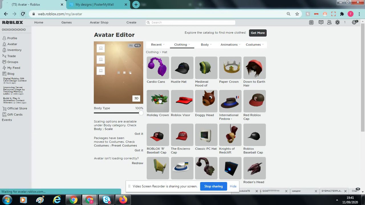 (NEW! September 11th) How to chang your roblox character into... A ...