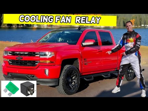 CHEVROLET SILVERADO COOLING FAN RELAY LOCATION REPLACEMENT 2014 2015 ...