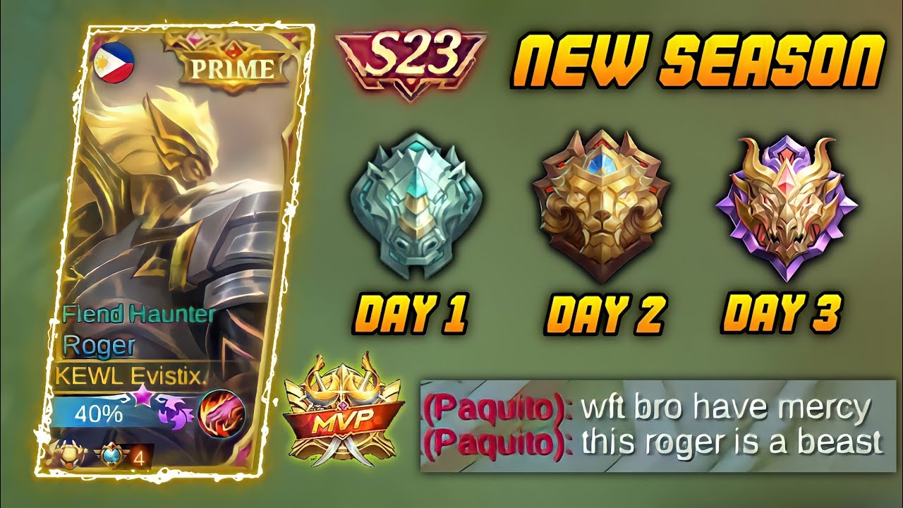 BEST ROGER STRATEGY TO RANK UP FASTER! | EPIC TO MYTHIC REAL QUICK ...