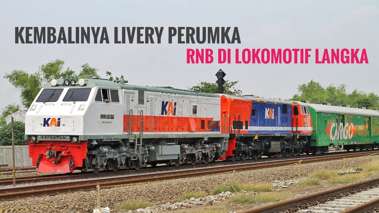 KEMBALINYA LIVERY PERUMKA PADA LOKOMOTIF LANGKA INI !! CC 201 83 48 SDT ...
