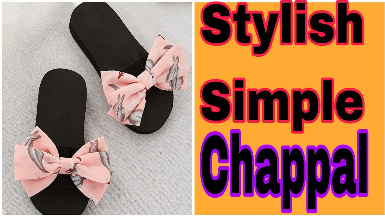 Simple Chappal desings|| Woman Simple Shoes desings|| chappal Desings ...
