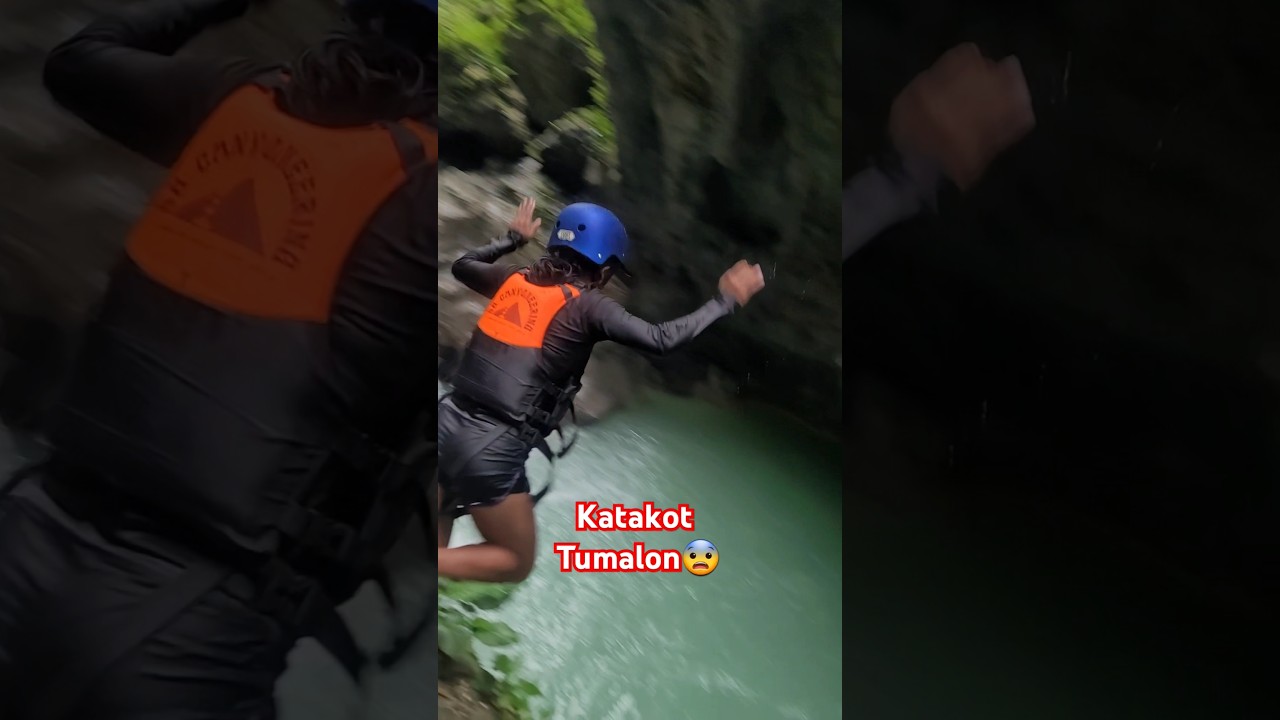 Kawasan falls my first jump, Alegria Cebu #cebu #kawasanfalls # ...