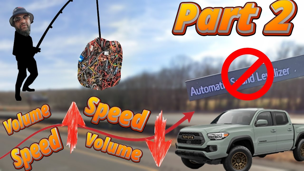 Toyota Automatic Sound Levelizer ( Fishy fishing in the Harness) work ...