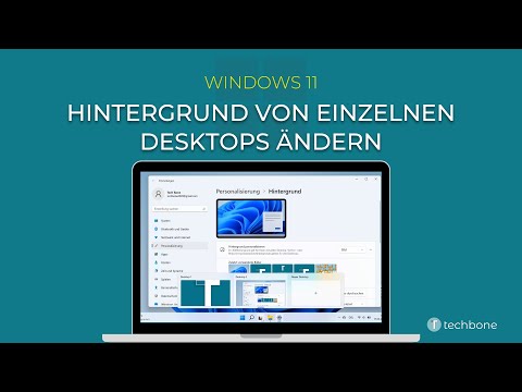 Hintergrund von einzelnen Desktops ändern [Windows 11]