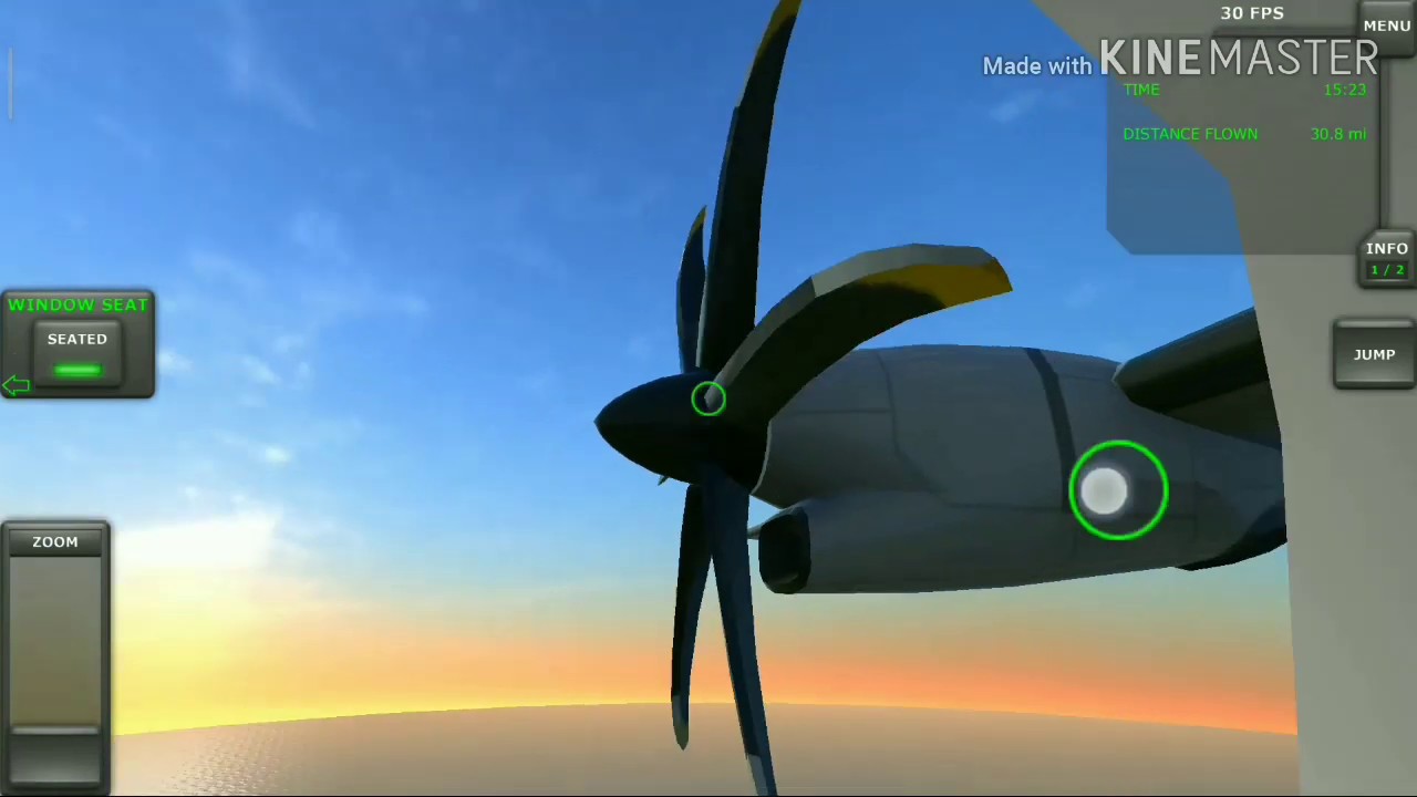 TURBOPROP Flight simulator ATR72-600 Take off & landing - YouTube