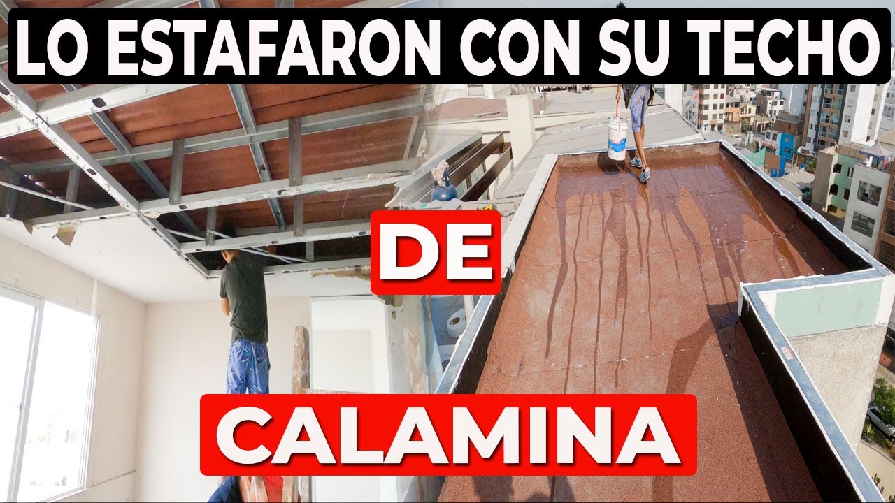LO ESTAFARON CON SU TECHO DE CALAMINAS NO MÁS TECHOS DE #drywall con ...