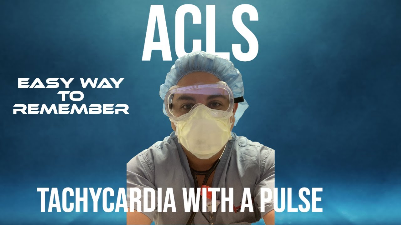 ACLS- Easy way to remember Medications | Tachycardia with a Pulse - YouTube