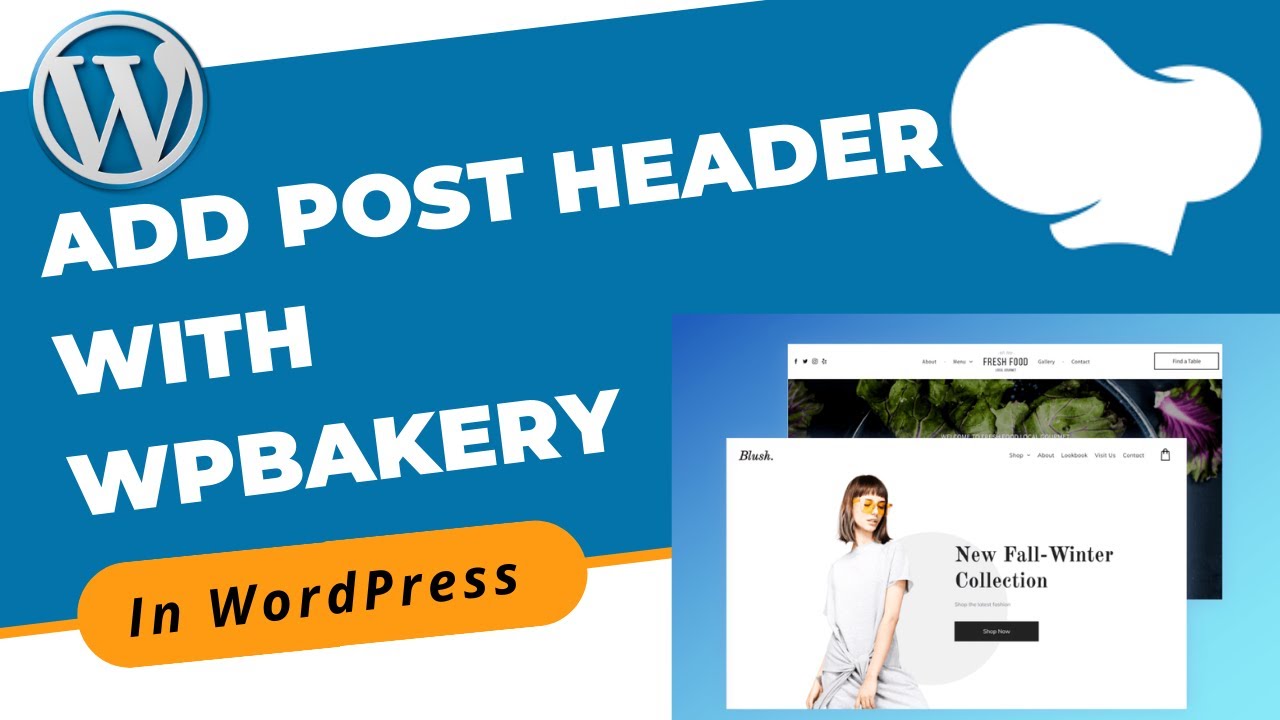 How To Create And Add Post Header In Blog With Wpbakery In Wordpress Wordpress 2021 Youtube