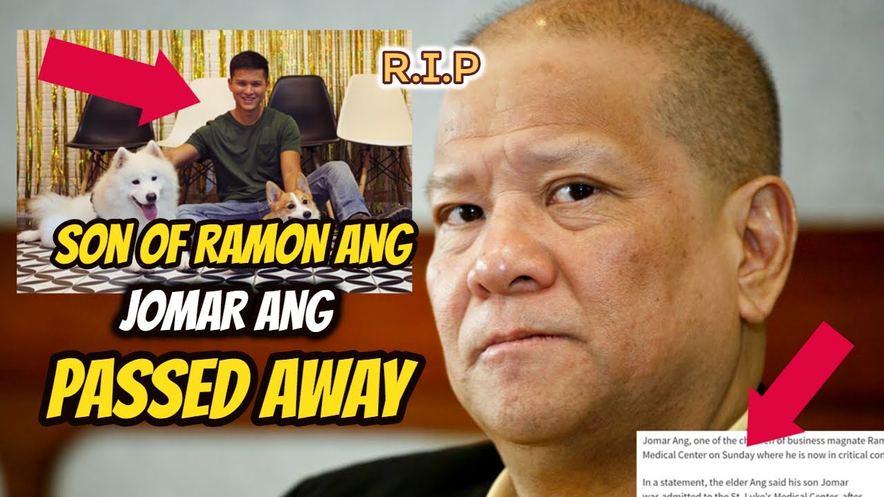 RAMON ANG SON JOMAR PASSED AWAY at 26 - YouTube