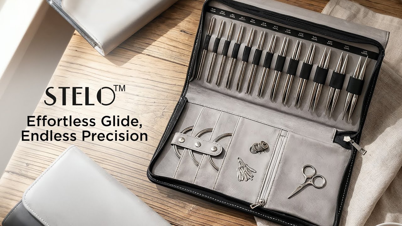 KnitPro STELO Stainless Steel Interchangeable Knitting Needles ...