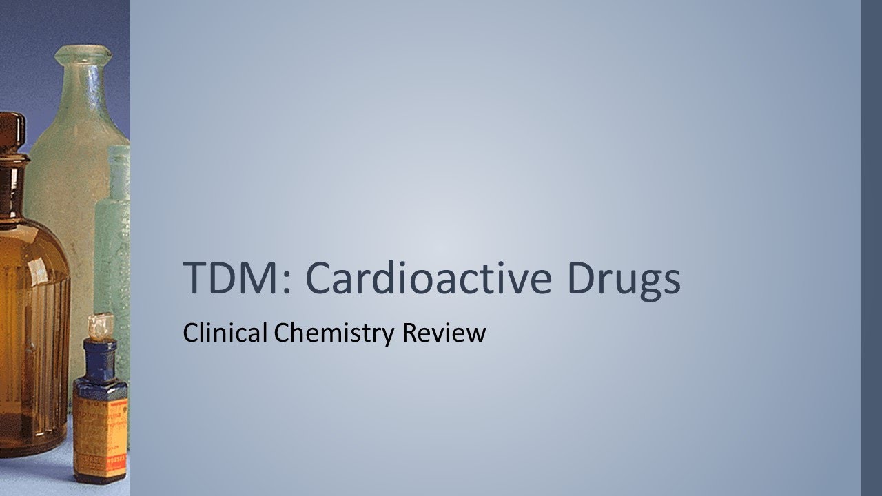 Therapeutic Drug Monitoring: Cardioactive Drugs - clin chem review ...