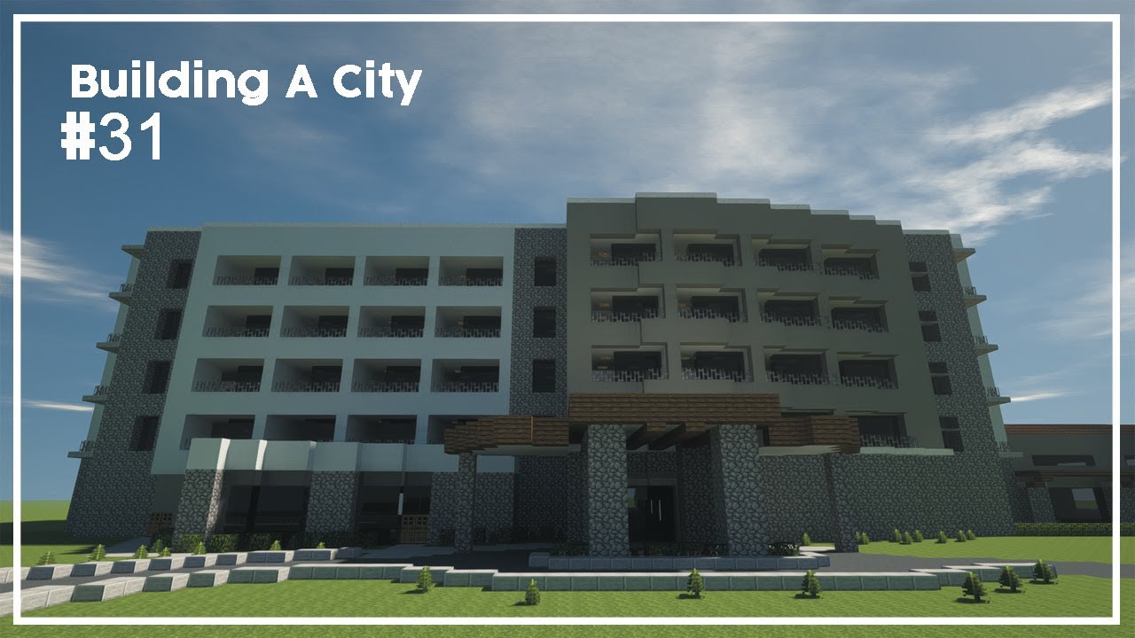 Building A City #31 // Hotel // Minecraft Timelapse - YouTube